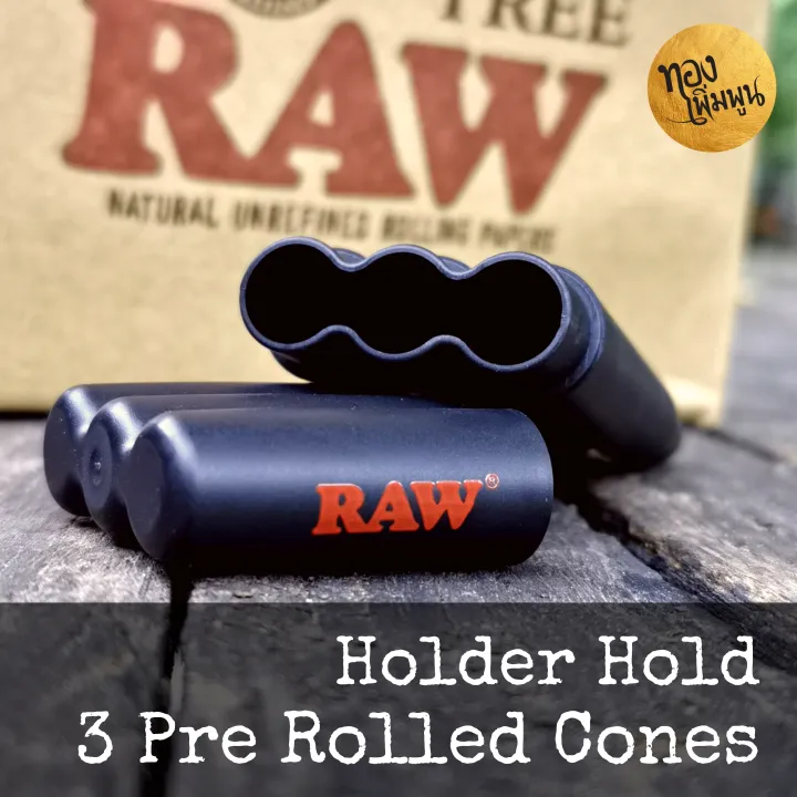 Raw Three Tree Case - Three Cone Case Triple Pre-Roll Cone Pen Case ...