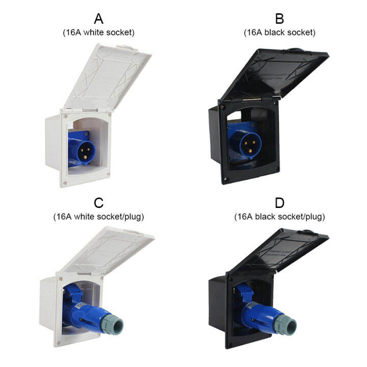 RV Socket External Waterproof Power Outlet Durable Wide Application ...