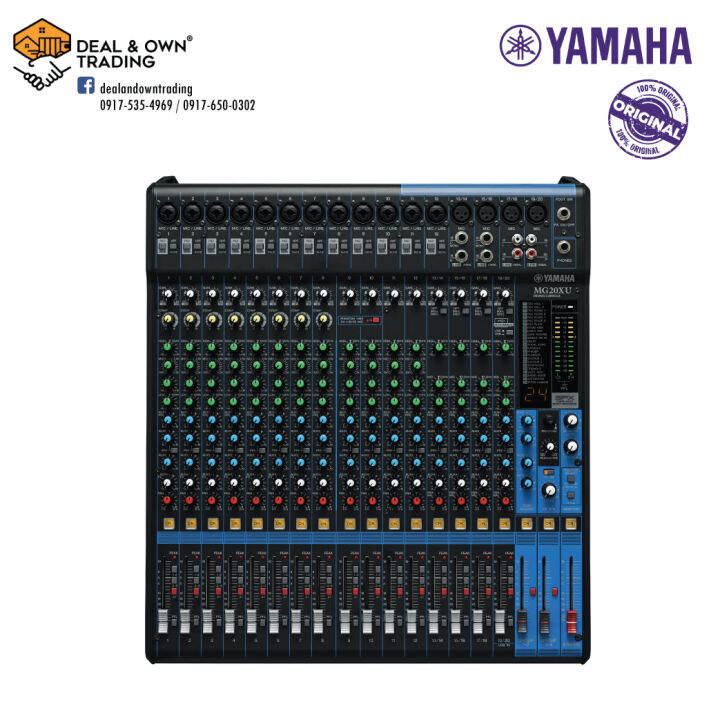 Original Yamaha MG20XU 20-channel Mixer with USB and Effects | Lazada PH