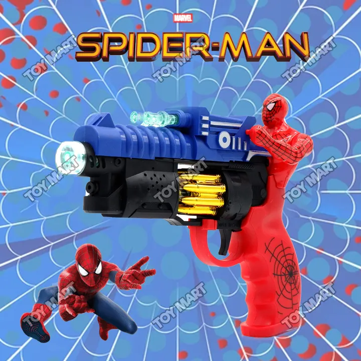 Spider Hero Toy Gun for Children w/ Light Sound Effect Super Hero Toy ...