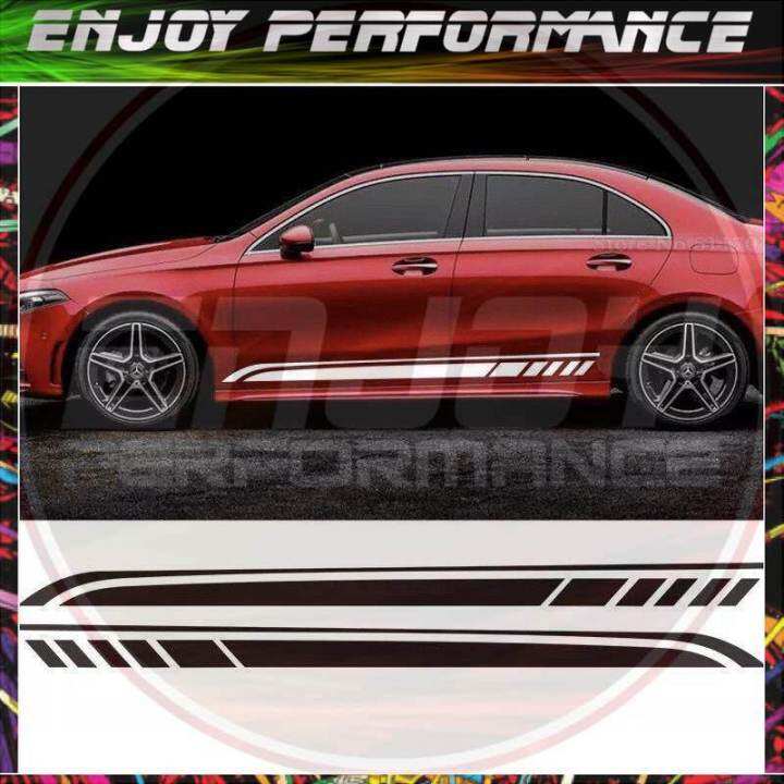 (2pcs) 1 Set Side Body Lining Car Stickers Vinly Decals | Lazada