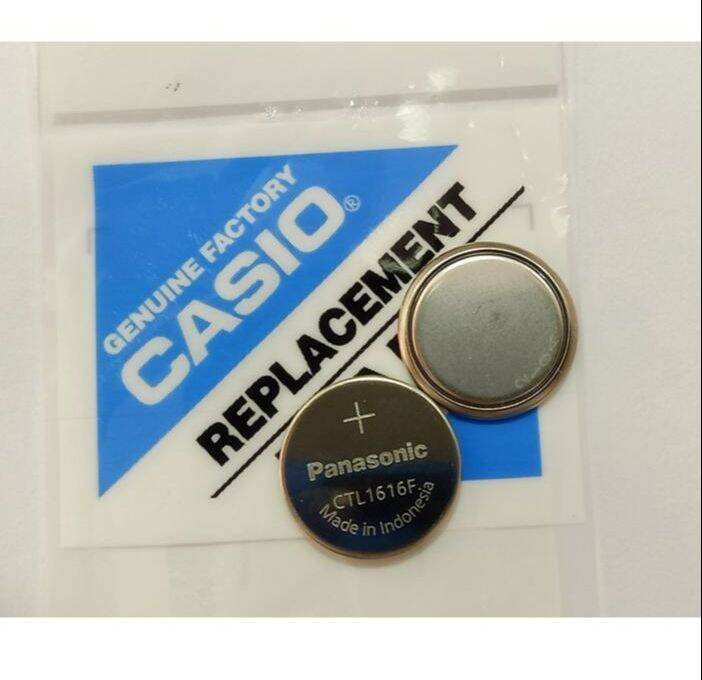 100% ORIGINAL CASIO JAPAN PANASONIC CTL1616F SOLAR RECHARGEABLE BATTERY ...