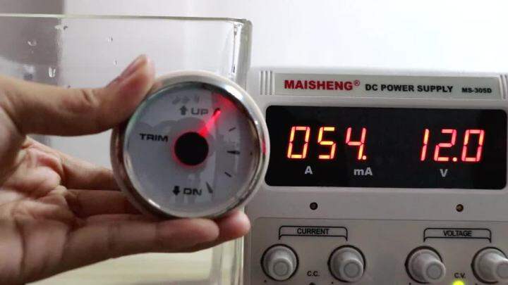 (100 ดีมาก) เกจตัดแต่งเหมาะสำหรับเรือ Marine Trim Meters Marine Trim ...