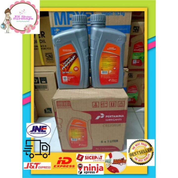 Oli Prima XP New PRIMA XP 1 Liter SAE 20W-50 original Pertamina ...