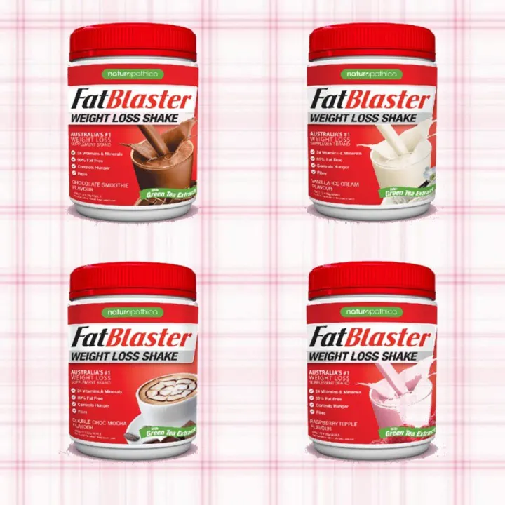 Naturopathica Fat Blaster Shake 30% Less Sugar 430g (4 flavour can choose) | Lazada