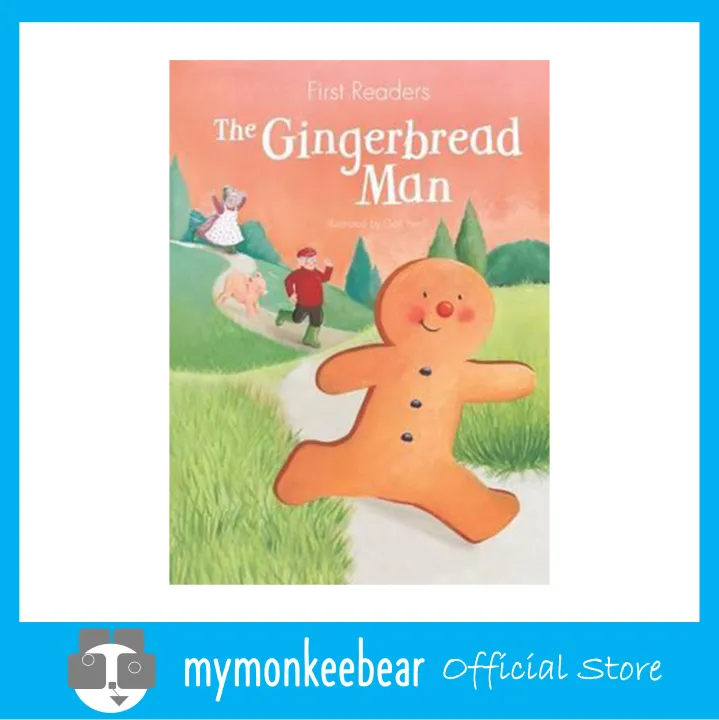 First Readers The Gingerbread Man Storybook For Kids Learn To Read With ...