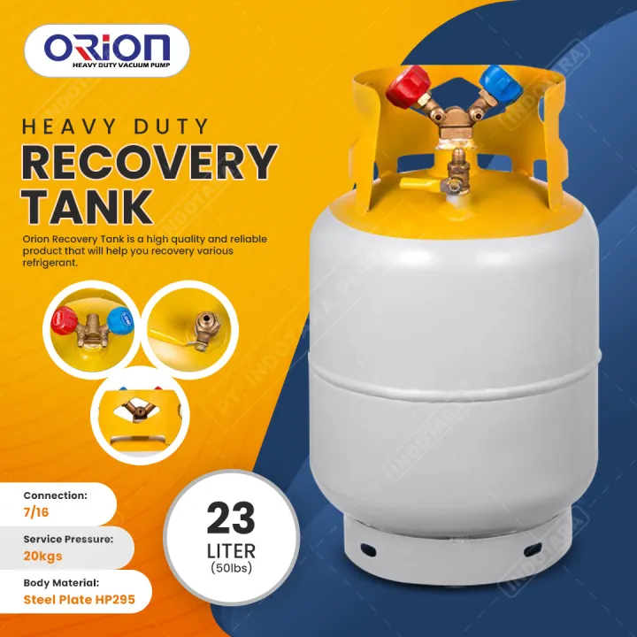 Refrigerant Recovery Tank 50lbs(23L) for Orion Vacuum Pump | Lazada Indonesia
