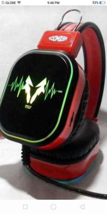headset : Boomer Gaming headset red rgb | Lazada PH