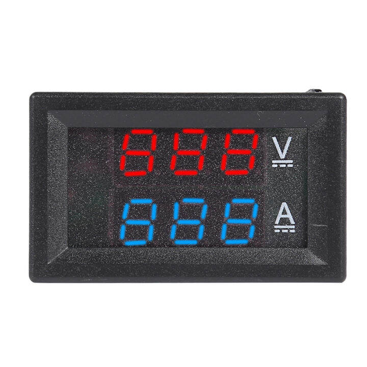 HW-810 Mini Digital Voltmeter Ammeter DC 100V 10A Volt Current Panel ...
