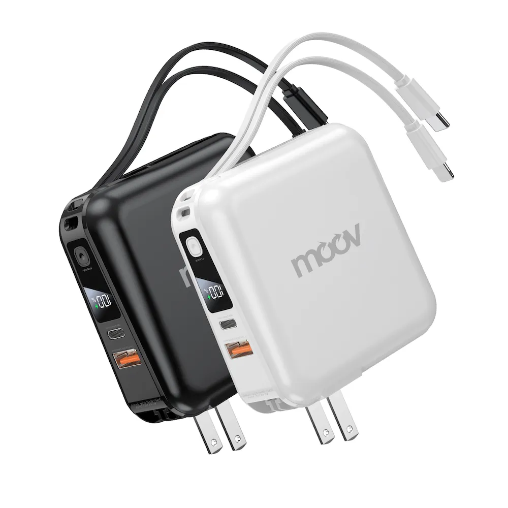[เหลือ 586บ.ในไลฟ์] Moov PB01 PB02 แบตสำรอง 15000mAh 5000mAh ชาร์จเร็ว ...