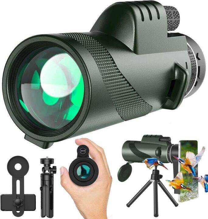 80X100 Military Zoom HD Powerful Binoculars Long Range Portable ...