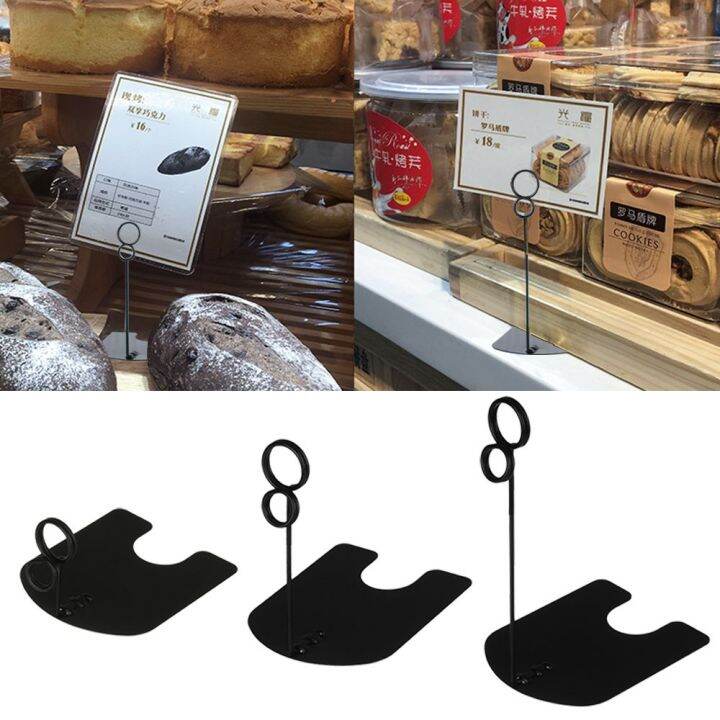 【COD】1x หมายเลขโต๊ะหนีบการ์ด ป้ายราคาขนมปังคีบเค้ก ตกแต่งพื้นที่ทํางาน ...