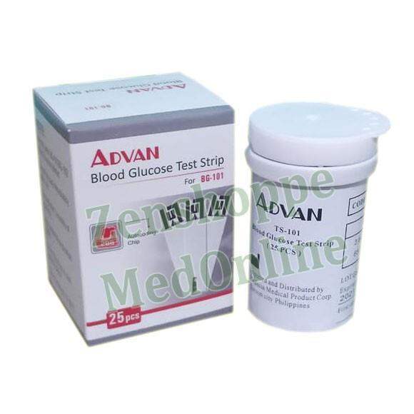 ADVAN Blood Glucose Test Strips | Lazada PH