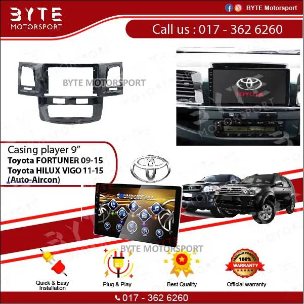 Toyota Fortuner 2009-2015 Soundstream Touch Screen High Definition ...