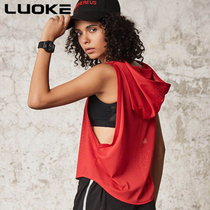 Luokeกีฬาสวมใส่ผู้หญิงแห้งเร็วสบายระบายอากาศได้คลุมด้วยผ้าออกแบบแฟชั่น ...