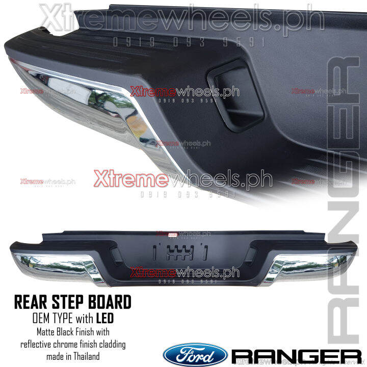 Ford Ranger XLT FX4 XLS WILDTRACK/WILDTRAK 2012-2022 Rear stepboard ...