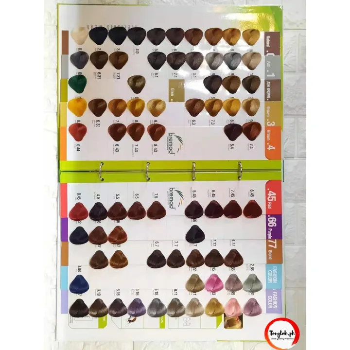 Bremod Colisi Hair Color Chart Updated Colors 2021 | Lazada PH