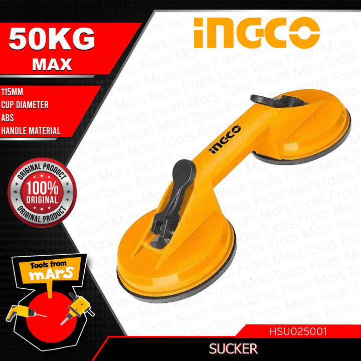 INGCO Sucker 50KG HSU025001 •TOOLS FROM MARS• IHT | Lazada PH