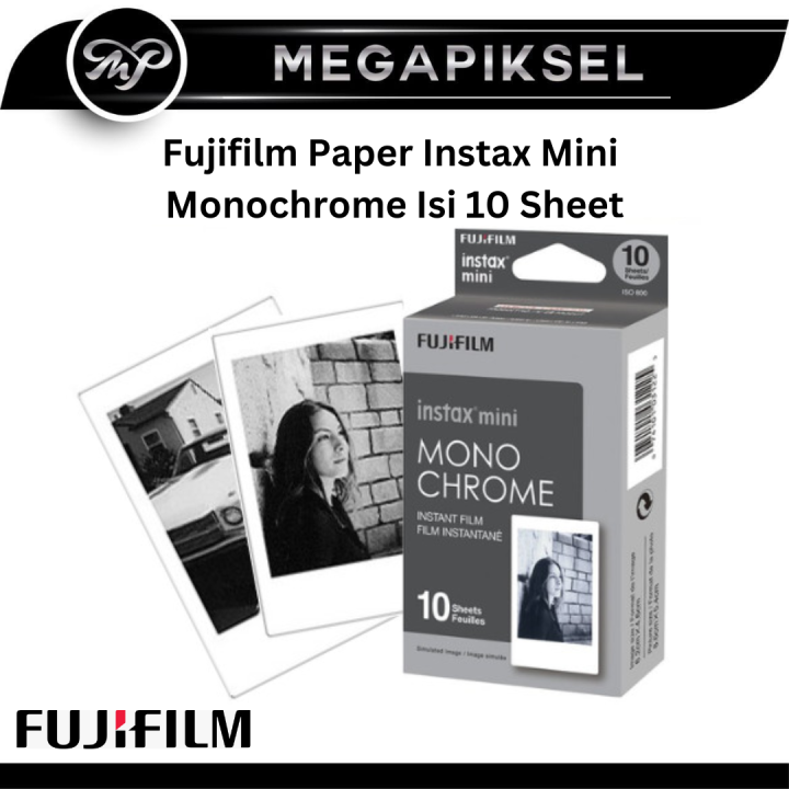 Fujifim Paper Instax Mini Monochrome Isi 10 Sheets | Lazada Indonesia