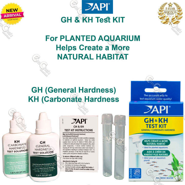 API GHandKH Test Kit(plnt)General Hardness(GH)and Carbonate(KH)TestKit ...