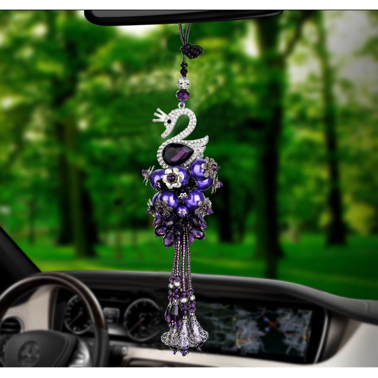 Gantungan Spion Car Bunga Middle Mirror Mobil Mewah Angsa Limited ...