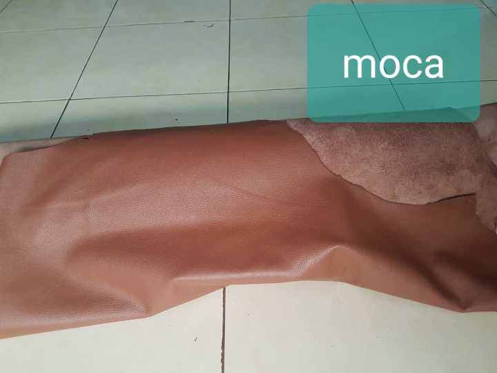 cuero Kulit Sapi lembaran samak motif mild jeruk soft bahan tas ...