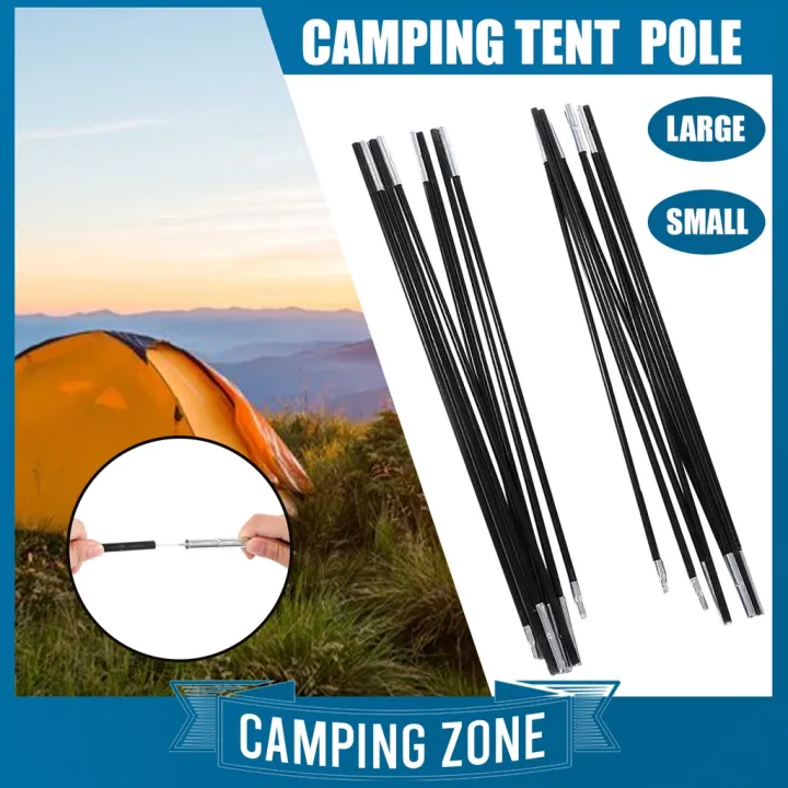 Tent Poles Rod Tent Pole Replacement Fiberglass Tent Pole Camping Tent ...