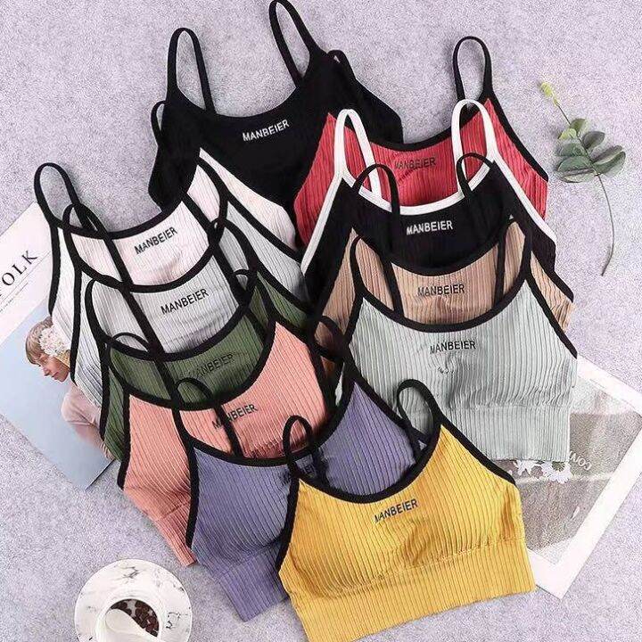 EMS Fashion Boutique new style cute colors Korean Sport Bra Push Up ...