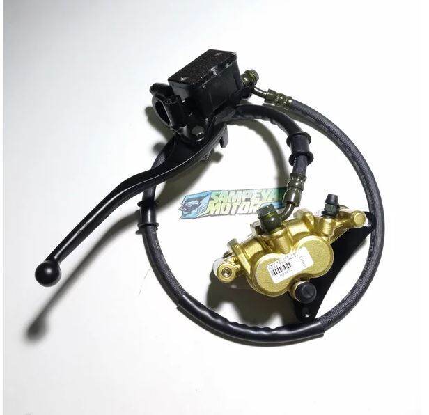 Master Rem Atas Set Kaliper Piringan Rem Cakram Depan Honda Mega Pro ...