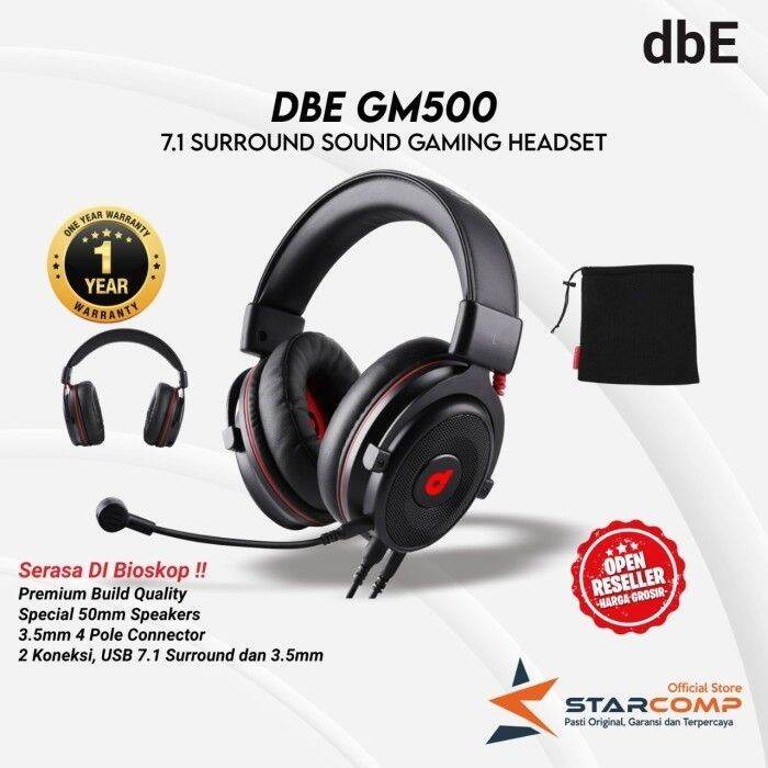 dbE Acoustics GM500 7.1 Virtual Surround High End Gaming Headphone | Lazada Indonesia