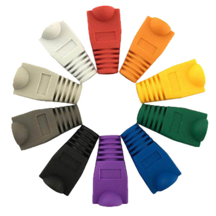 Network RJ45 Rubber boots for Cat5, Cat5e, and Cat6 | Lazada PH
