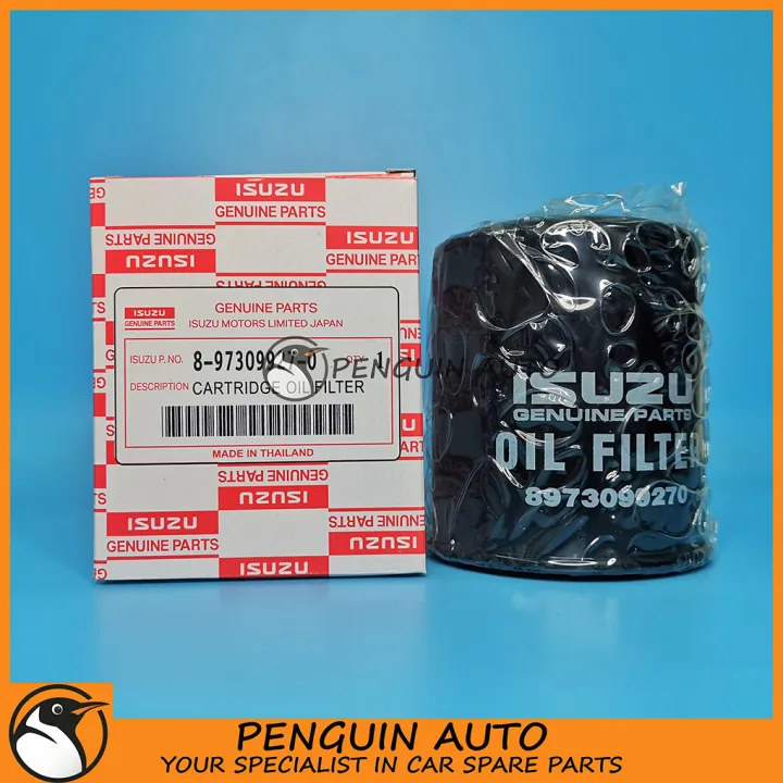 ISUZU D-MAX 2006-2012 2.5CC OIL FILTER OEM 8-97309927-0 | Lazada