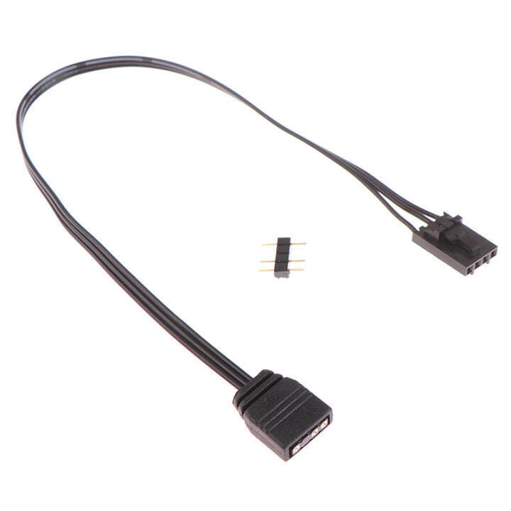 Elector 1PCS สำหรับ Corsair RGB ถึงมาตรฐาน ARGB 3-Pin 5V 25CM Adapter ...