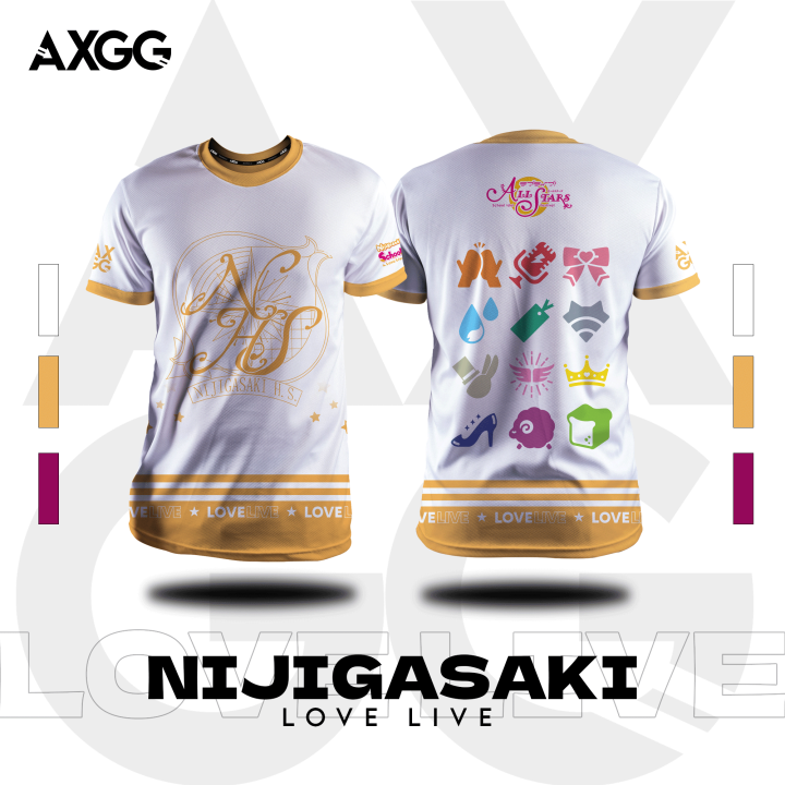 AXGG ' Love Live AS - Nijigasaki ' Shirt | Lazada PH