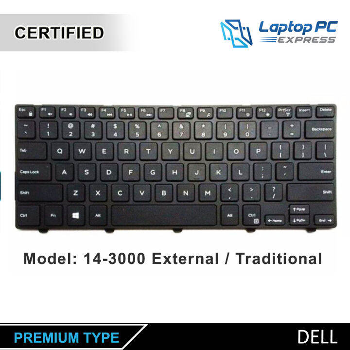 Dell Laptop Keyboard 14-3000 Compatible with Dell Inspiron 3441 3442 ...