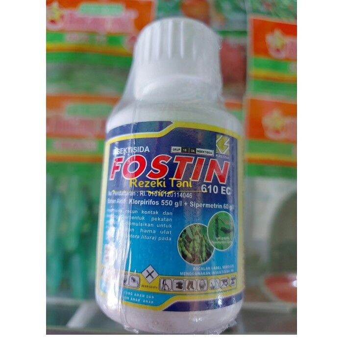 Insektisida Fostin 610EC kemasan 100ml BA Klorpirifos dan Sipermetrin ...