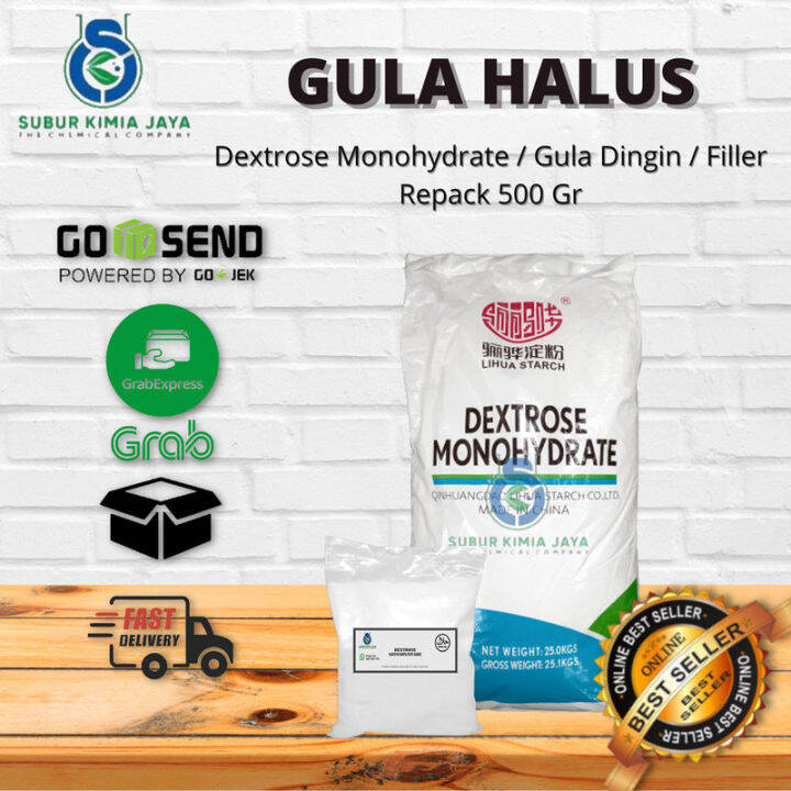 Dextrose Monohydrate / Gula Donat / Gula Dingin / Filler Produk 500 gr ...