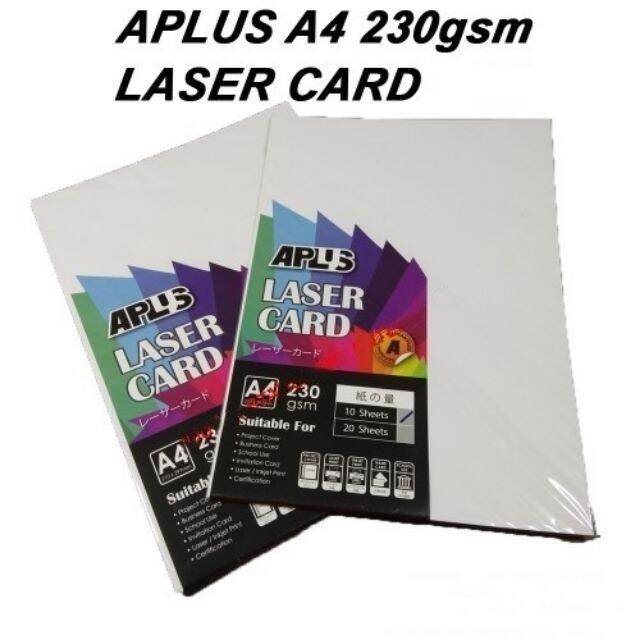 Super White Laser Card 230gsm A4 Matt | Lazada