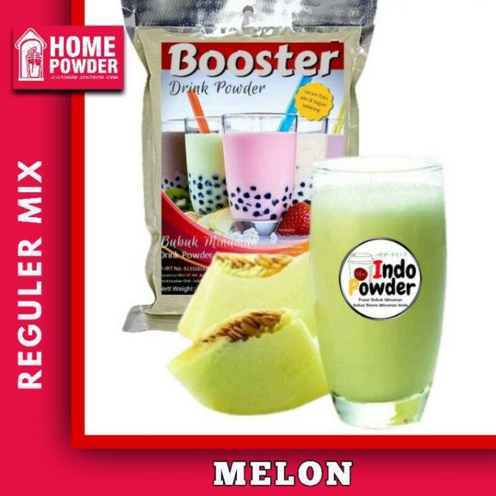 Bubuk Minuman Drink Powder Booster Rasa Melon 1Kg Bubuk Minuman Kiloan ...