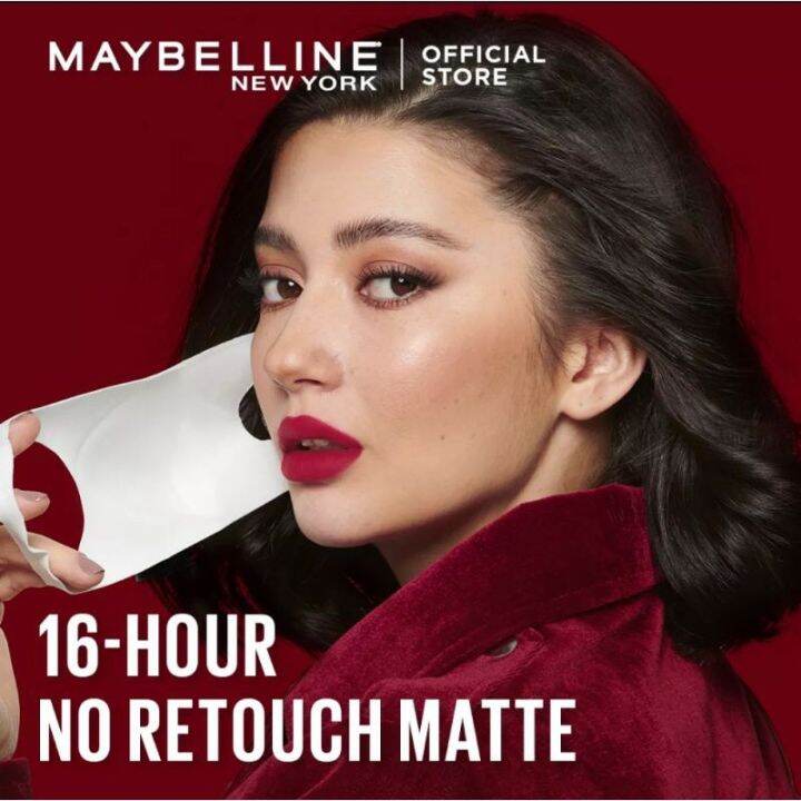 Maybelline Super Stay Matte Ink Lipcream CITY || Rogue Reds Edition ...
