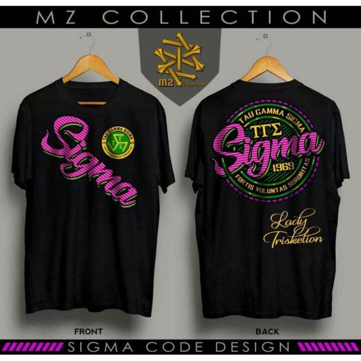 TAU GAMMA SIGMA SORORITY SHIRT: SIGMA LADY TRISKELION | Lazada PH