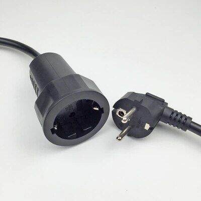 250V 16A European/German Standard Socket And Plug Power Line 3*1.5 MM/1 ...