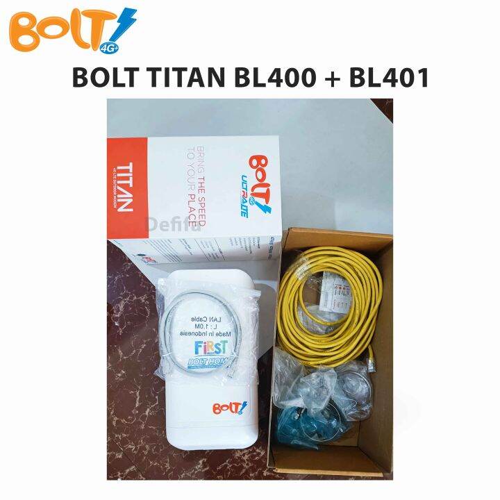 Paket Modem Router BOLT TITAN BL401 BL400 UNLOCK Wifi Wireles | Lazada Indonesia