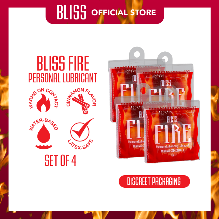 Bliss Fire Lubricant 3's Set of 4 | Lazada PH