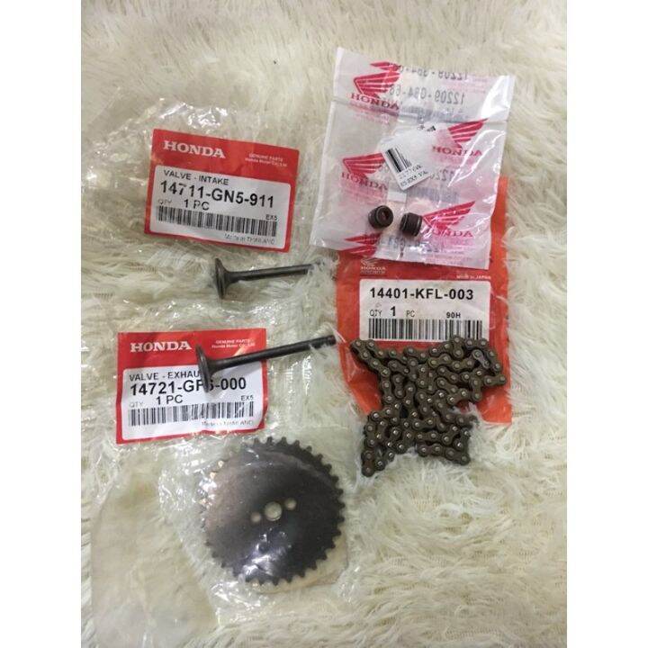 honda bulat c70 gbo ex5 high power ex5 dream timing chain timing gear valve and valve seal 4 in ...
