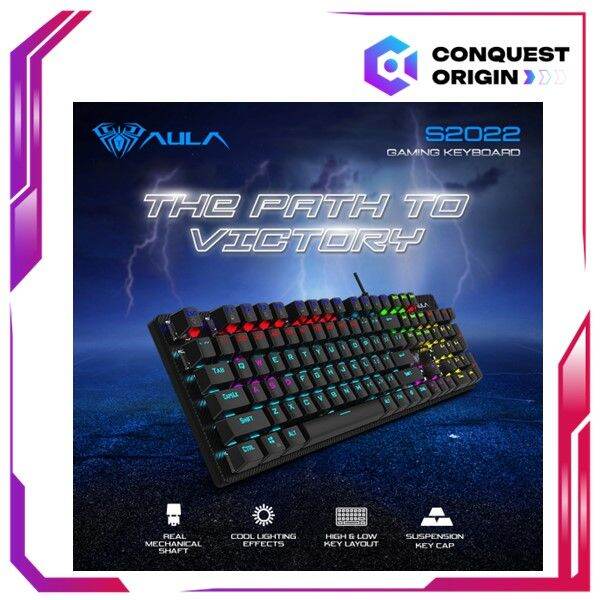 AULA S2022 Wired Mechanical Gaming Keyboard | Lazada PH