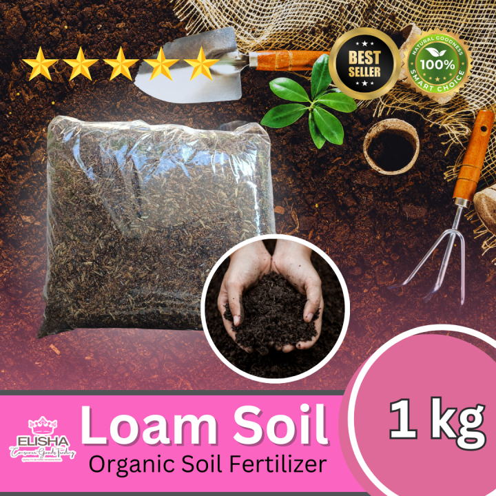 PURE LOAM SOIL 1KILOGRAM PER PACK for your lovely plants, 100% Natural ...
