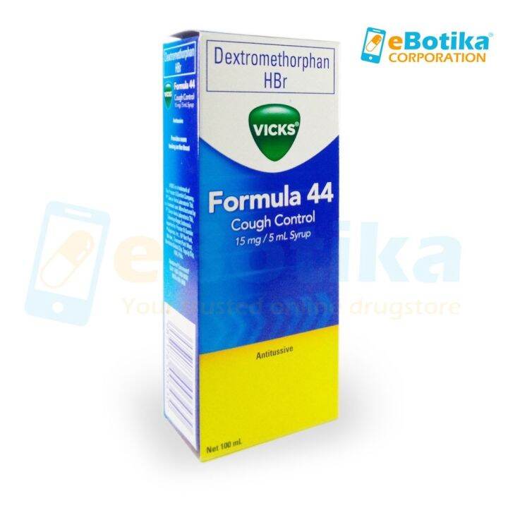 Vicks Formula 44 Cough Control Syrup 100mL | Lazada PH