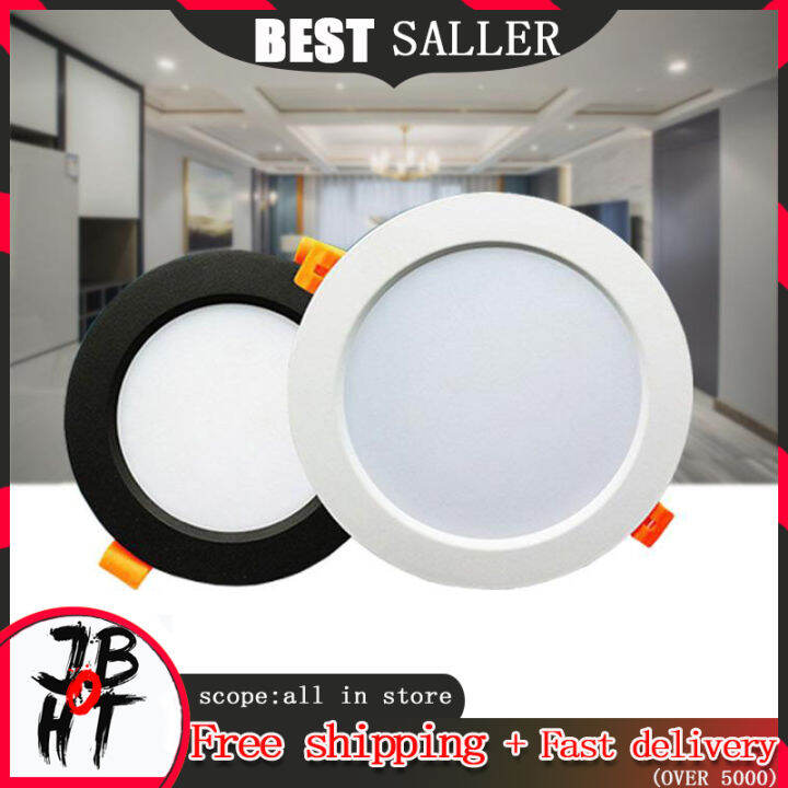 Ceiling Lights Slim LED Downlight 3000K Warm White, 5W Recessed Jbox ...