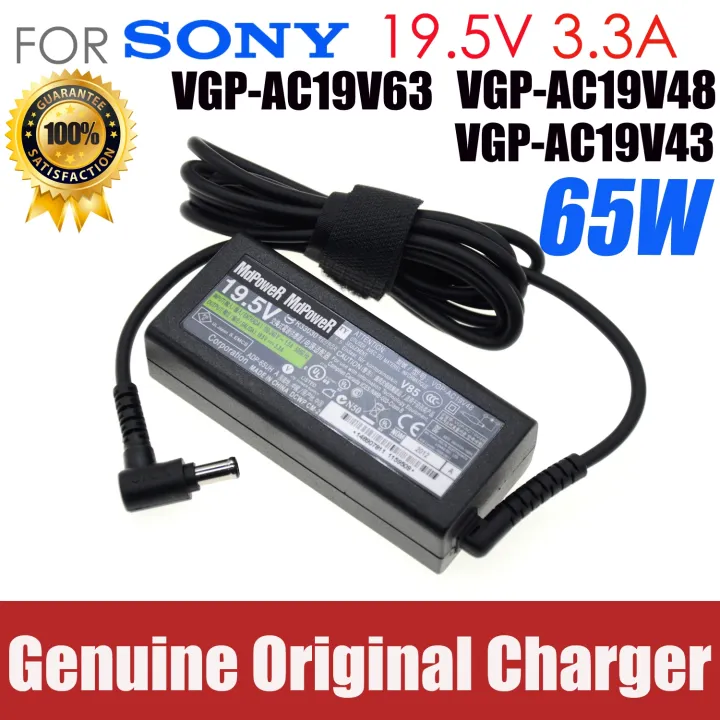 Original SONY VAIO 19.5V 3.3A 65W VGP-AC19V43/ V44/ V48/ V49/ V63/ V64 ...